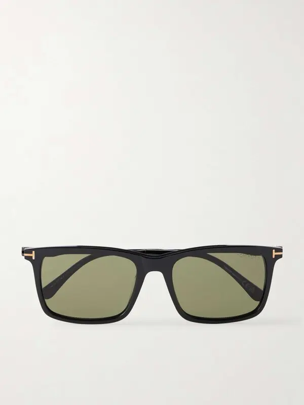 TOM FORD Lee-02 Square-frame Acetate And Titanium Sunglasses