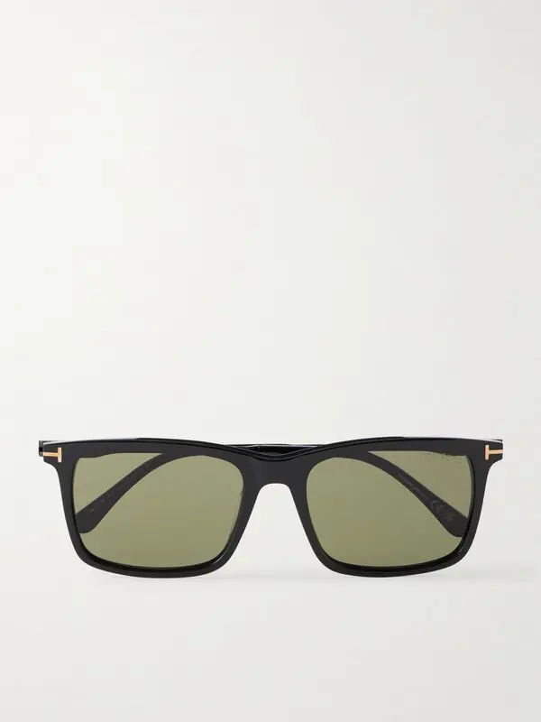 TOM FORD Lee-02 Square-frame Acetate And Titanium Sunglasses - Black