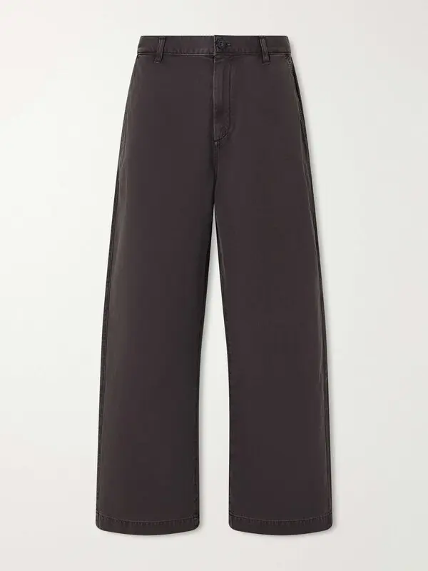 AGOLDE Warwick Wide-leg Cotton-twill Trousers