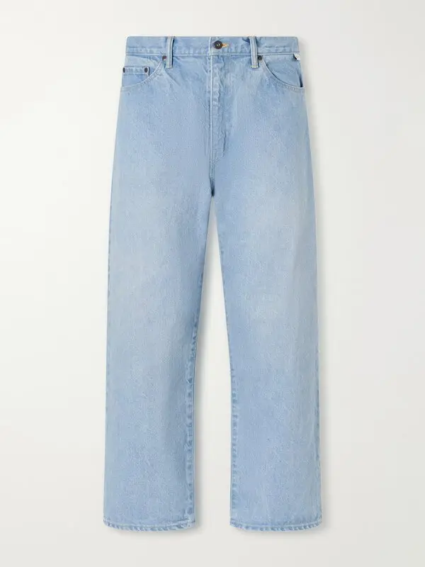 WTAPS® Blues Wide-leg Logo-embroidered Jeans