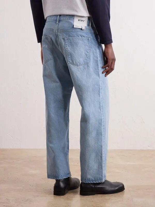 WTAPS® Blues Wide-leg Logo-embroidered Jeans