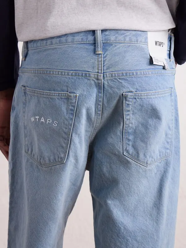 WTAPS® Blues Wide-leg Logo-embroidered Jeans