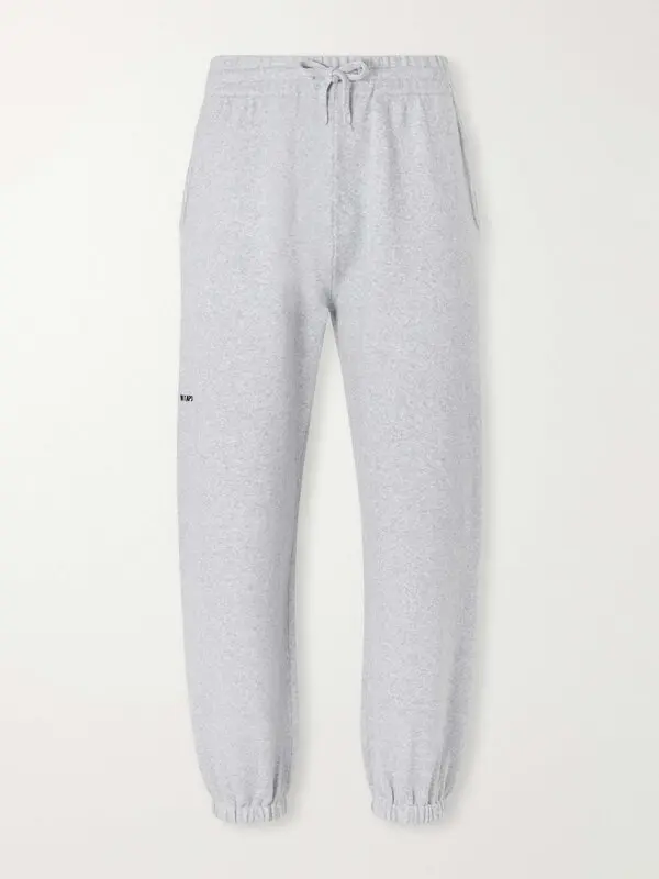 WTAPS® Tapered Logo-embroidered Cotton-blend Jersey Sweatpants