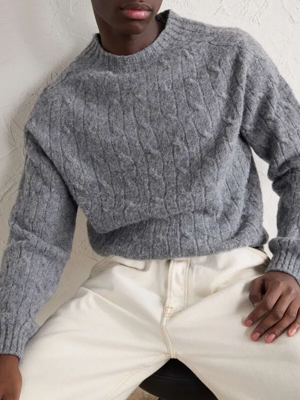 Barbour Cable-knit Wool Sweater