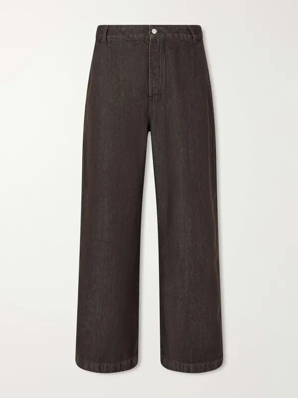Officine Générale Nemir Straight-leg Garment-washed Jeans
