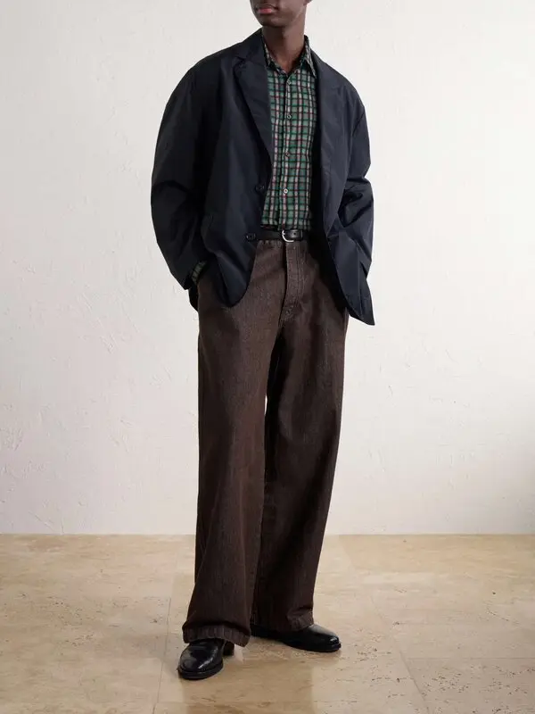 Officine Générale Nemir Straight-leg Garment-washed Jeans