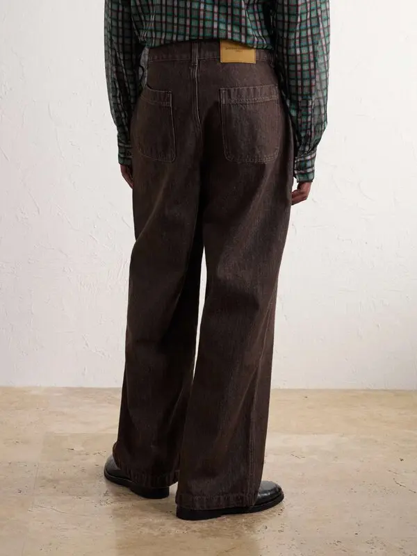 Officine Générale Nemir Straight-leg Garment-washed Jeans