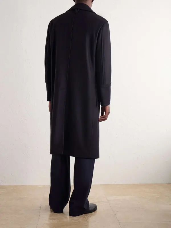 VALSTAR Clifford Double-breasted Wool-blend Felt Coat