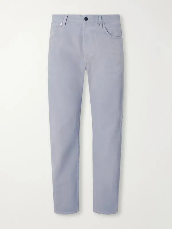 Stone Island Denim Straight-leg Corroded Bull Denim-tc Jeans - Gray
