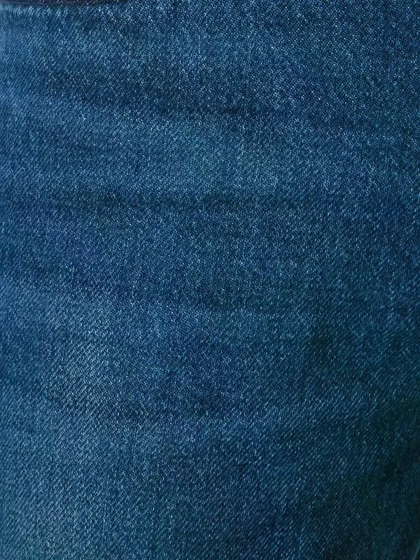 3x1 Fringed Slim-fit Jeans