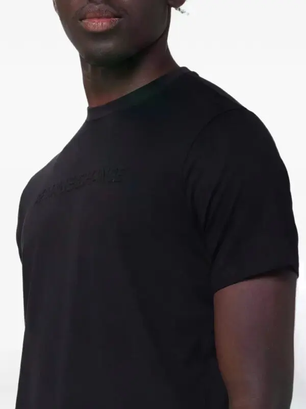 Armani Exchange Logo-embossed Cotton T-shirt