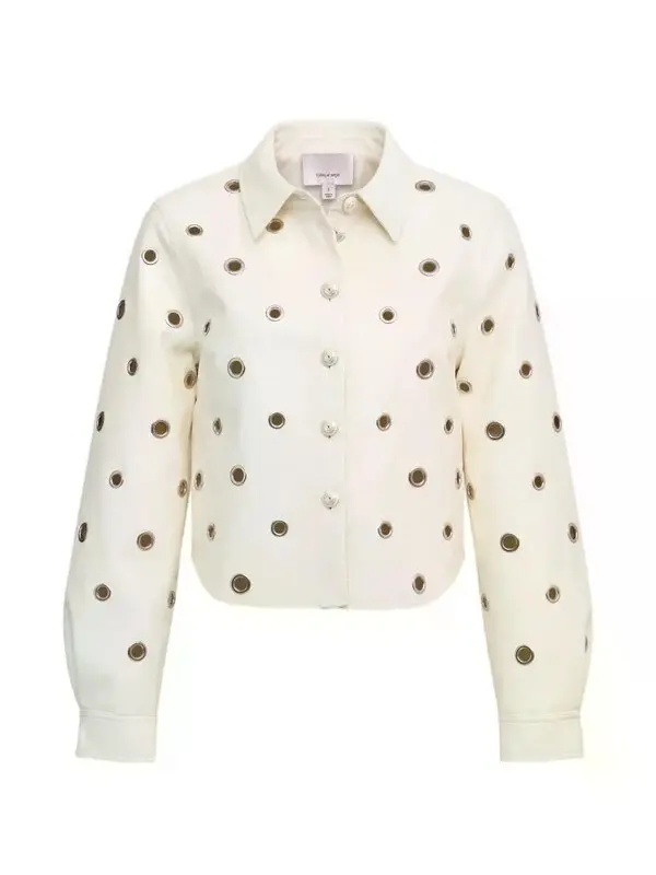 Cinq À Sept Ramone Grommet-embellished Jacket