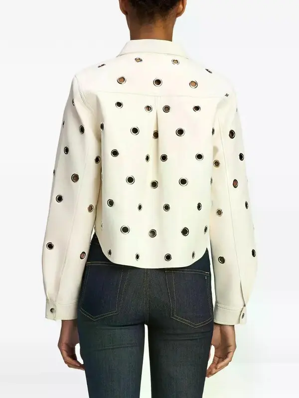 Cinq À Sept Ramone Grommet-embellished Jacket