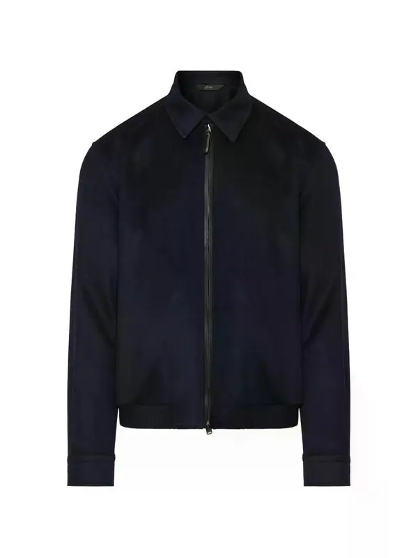 Brioni Zip-up Blouson Jacket - Blue