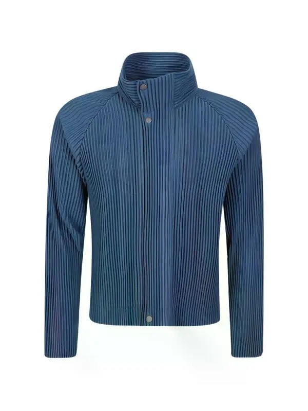 Issey Miyake Pleated Raglan-sleeve Jacket