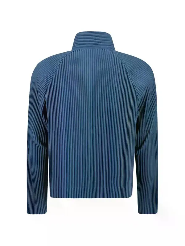 Issey Miyake Pleated Raglan-sleeve Jacket