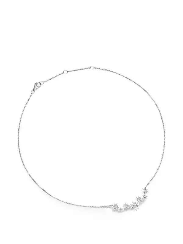 David Yurman Starburst Diamond Necklace - Silver