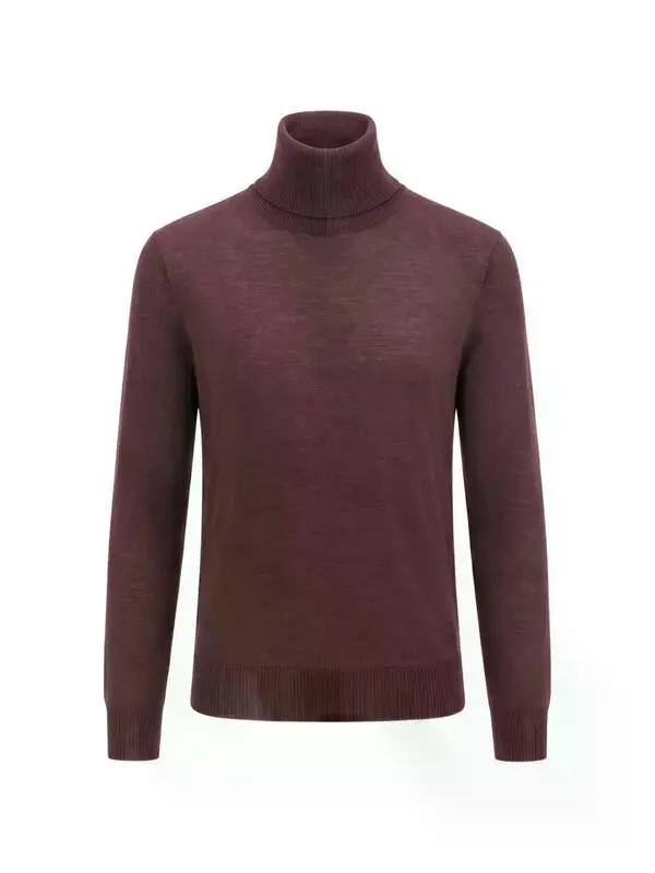 ROBERTO COLLINA Roll-neck Knitted Sweater