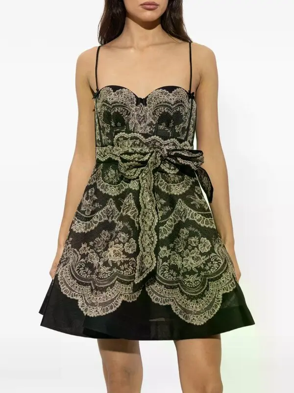 Zimmermann Clash Bustier Mini Dress