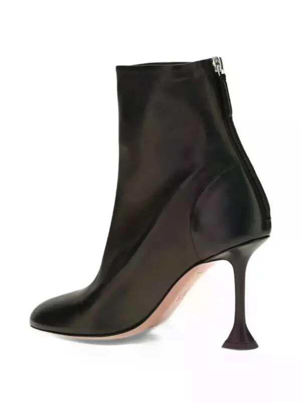 Amina Muaddi Iris Booties 95 Nappa