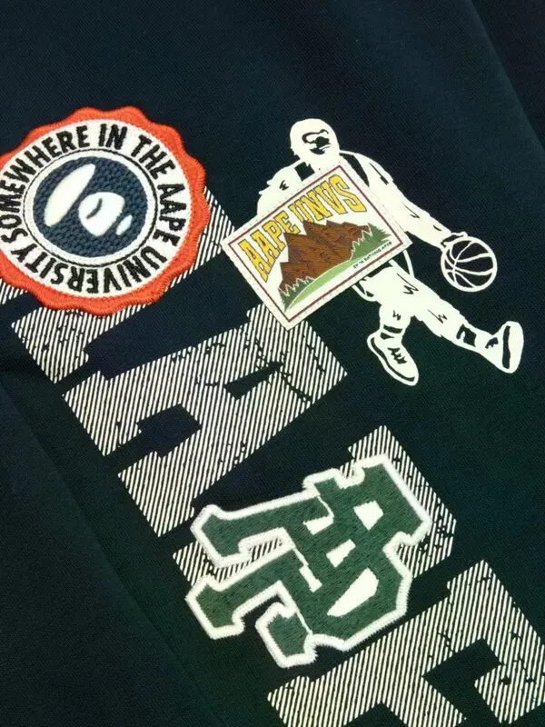 AAPE BY *A BATHING APE Aapeunvs Embroidered Track Pants