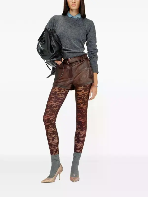 DIESEL® Leggings In Nylon Camouflage Lace