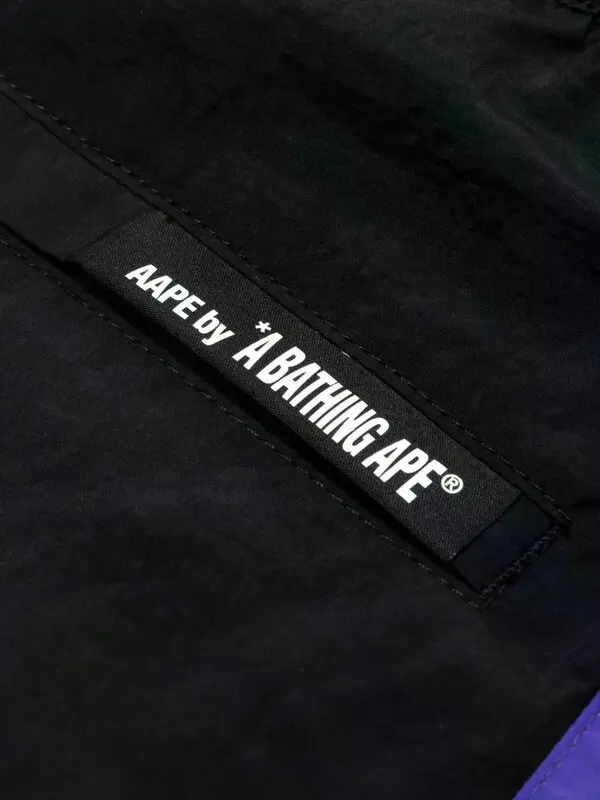 AAPE BY *A BATHING APE Moonface-print Track Pants