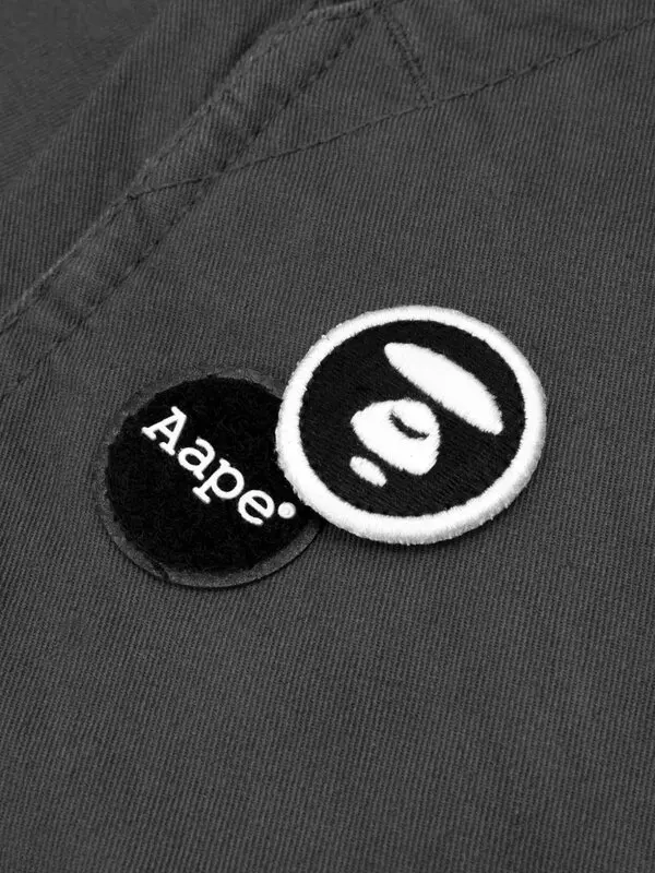 AAPE BY *A BATHING APE Moonface-logo Trousers