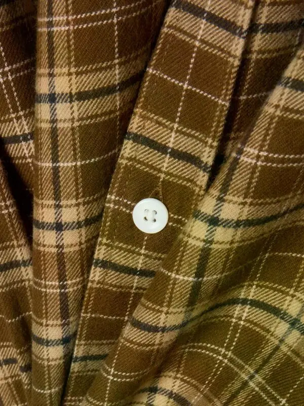 Lacoste Regular Fit Plaid Flannel Shirt