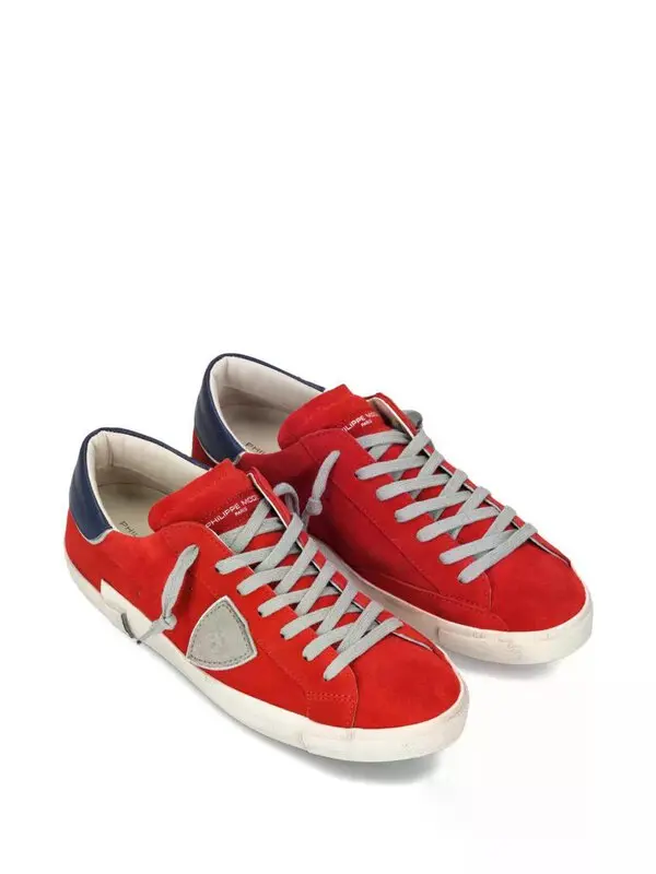 Philippe Model Prsx Lace-up Appliqué Sneakers