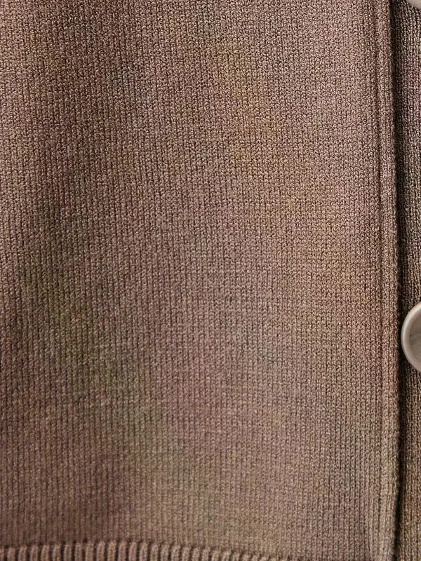 Sisley Fine-knit V-neck Cardigan