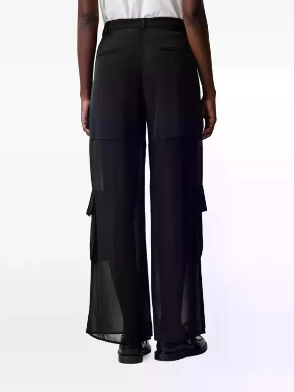 Sisley Sheer-panel Cargo Pants