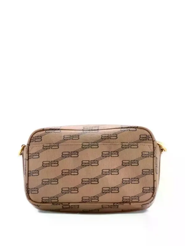 Balenciaga Signature Camera Bag Bb Monogram Coated Canvas Small Crossbody Bag