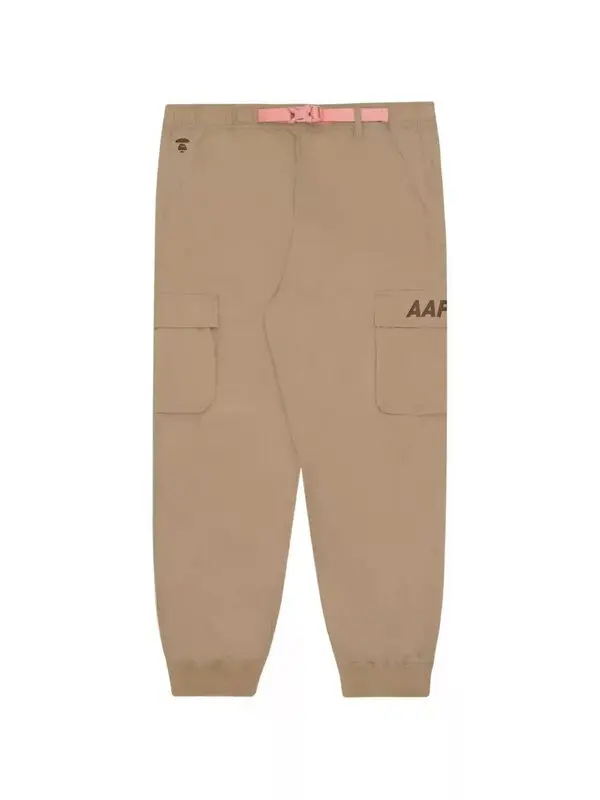 AAPE BY *A BATHING APE Belted Logo Pants - Grey