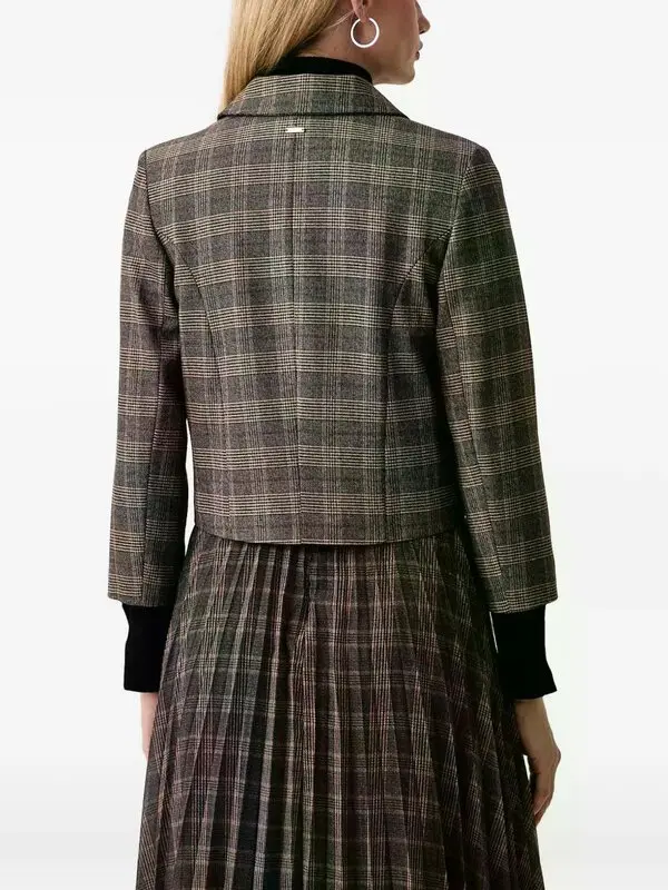 FRACOMINA Check-pattern Cropped Jacket