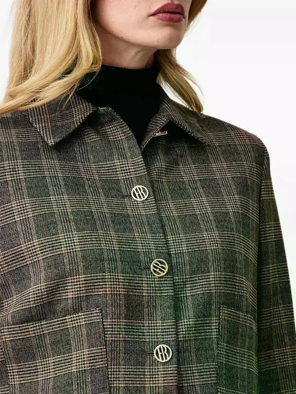 FRACOMINA Check-pattern Cropped Jacket