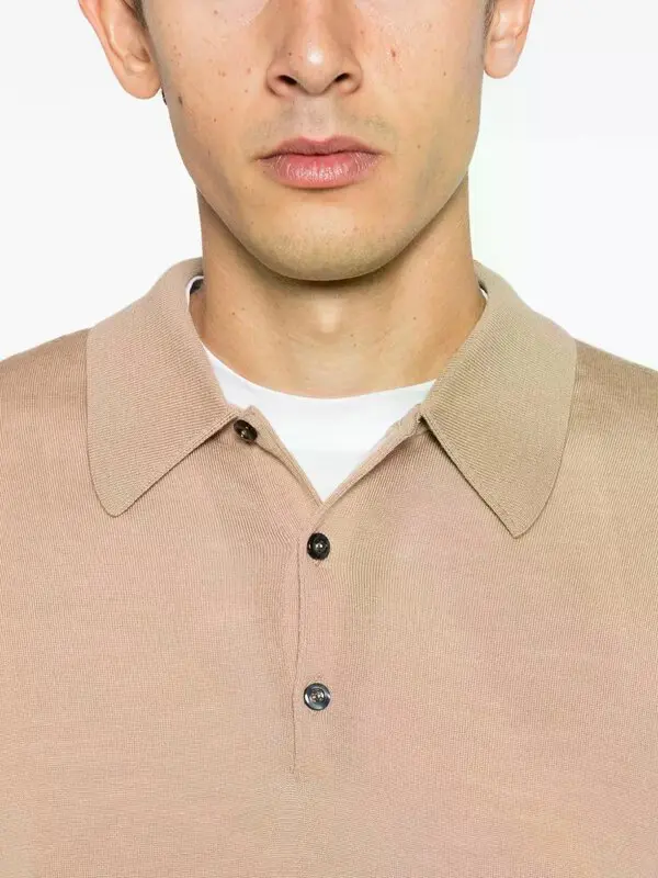 John Smedley Dorset Long-sleeve Polo Shirt