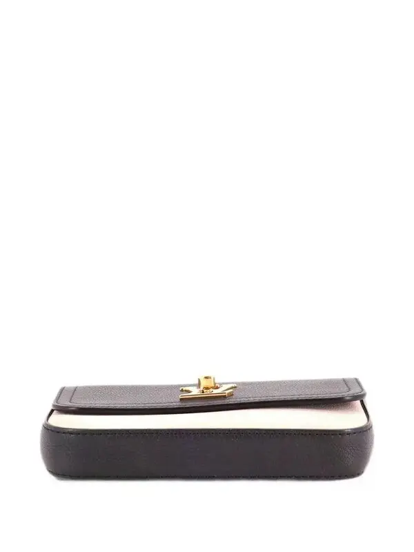 LOUIS VUITTON Lockme Pouch Leather Crossbody Bag