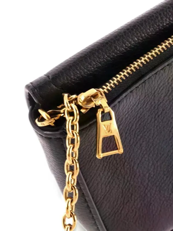 LOUIS VUITTON Lockme Pouch Leather Crossbody Bag