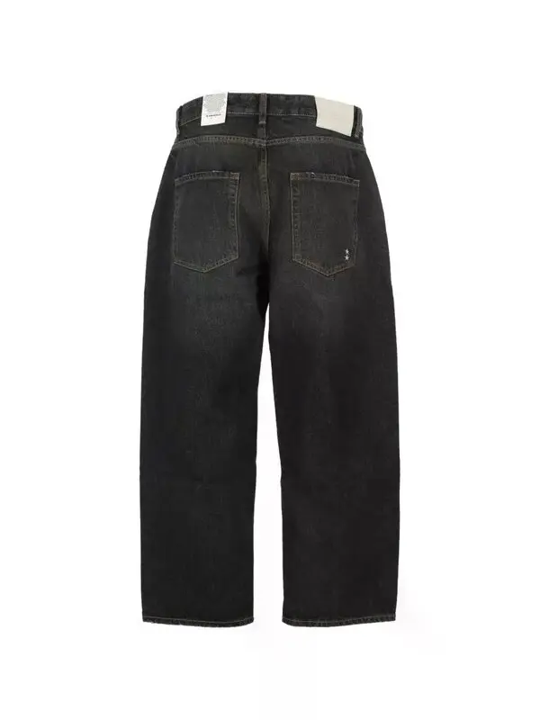 ICON DENIM LOS ANGELES Faded Wide-leg Jeans