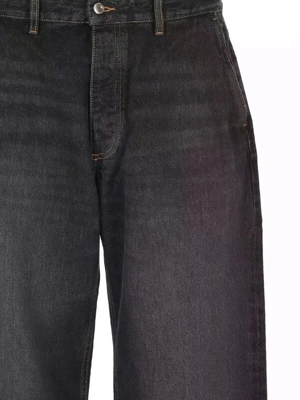 ICON DENIM LOS ANGELES Faded Wide-leg Jeans