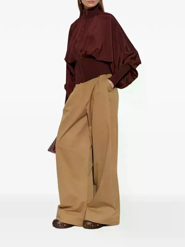 Zimmermann Clash Silk Bomber Jacket