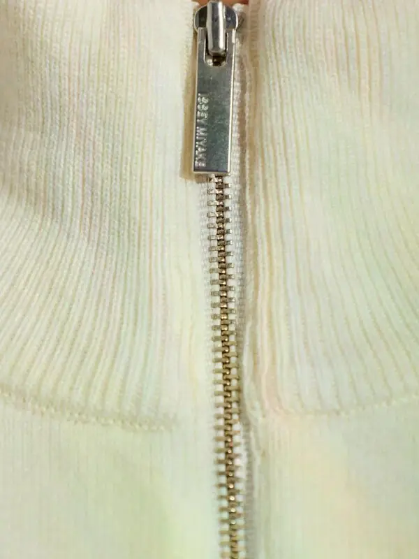 Issey Miyake Quarter-zip Turtleneck Sweater