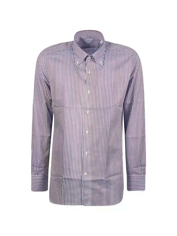 ORIAN Vertical-stripe Button-down Shirt