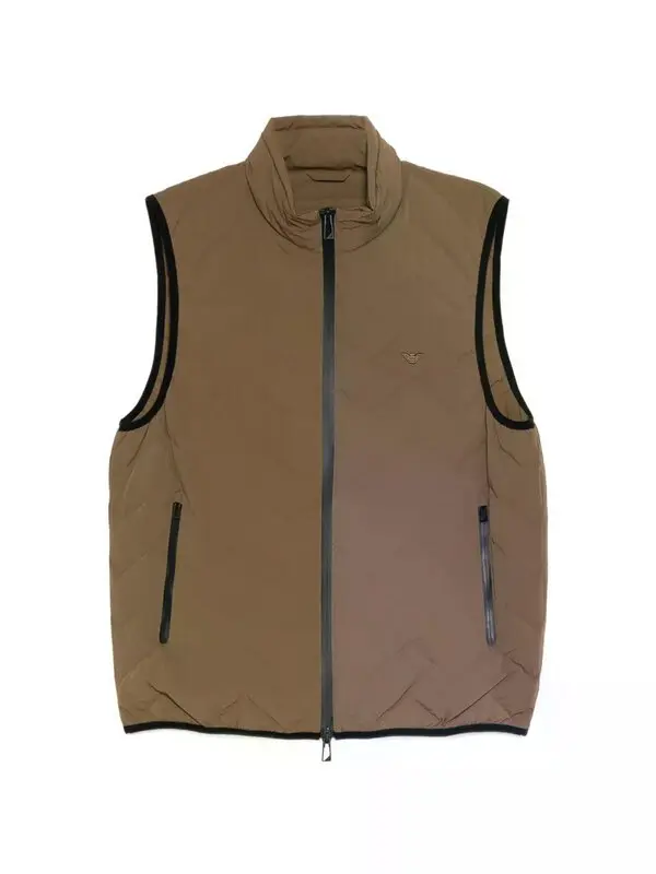 Emporio Armani Chevron Quilt Essential Gilet