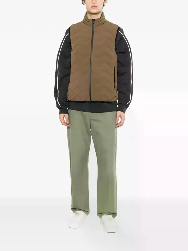 Emporio Armani Chevron Quilt Essential Gilet