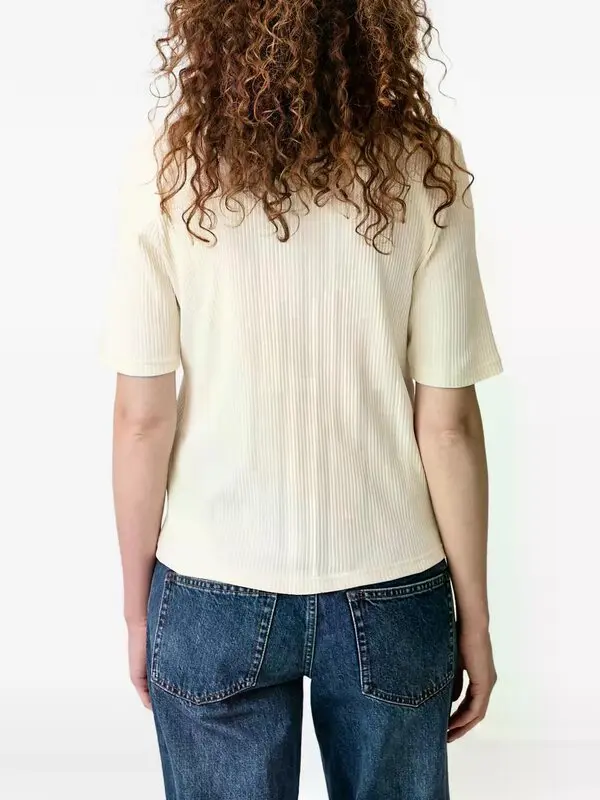 Fred Perry Laurel Wreath Ribbed-knit T-shirt