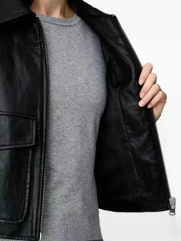 Sisley Flap-pocket Zip-up Jacket