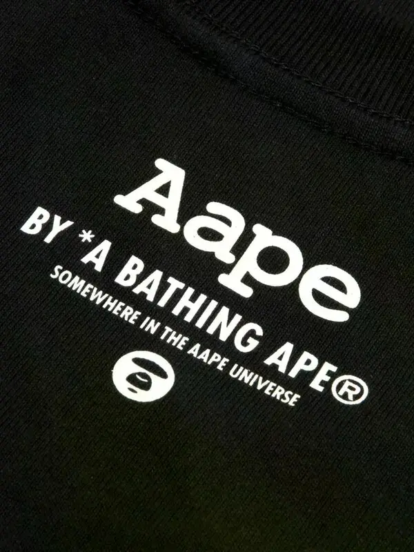 AAPE BY *A BATHING APE Moonface-logo T-shirt