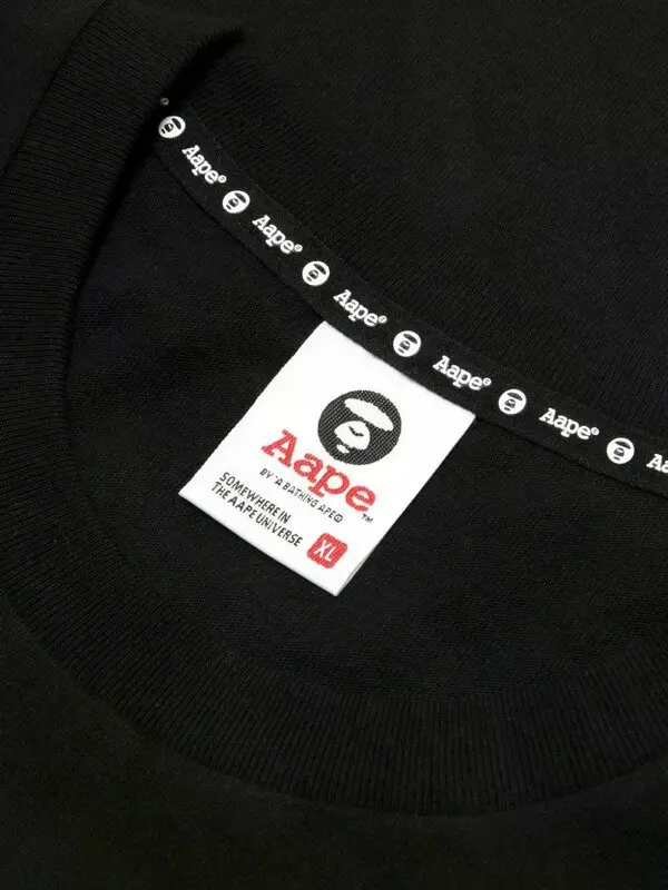 AAPE BY *A BATHING APE Moonface-logo T-shirt